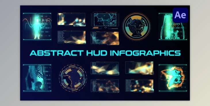 After Effect Project Quantum Hud Infographic