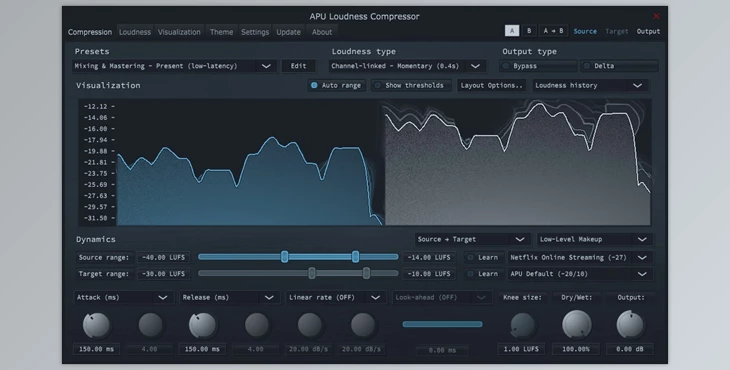 Download APU Software APU Loudness Compressor v2.1.3 - TCD (Win)